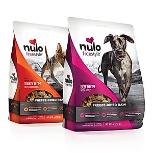 Nulo Freestyle Freeze-Dried Raw, Ultra-Rich Grain-Free Dry Dog Food for All Breeds and Life Stages with BC30 Probiotic for Digestive and Immune Health