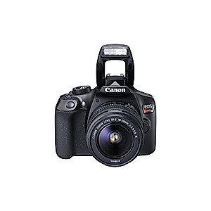 Canon EOS Rebel T6 Digital SLR Camera Kit with EF-S 18-55mm f/3.5-5.6 DC III Lens (Black)