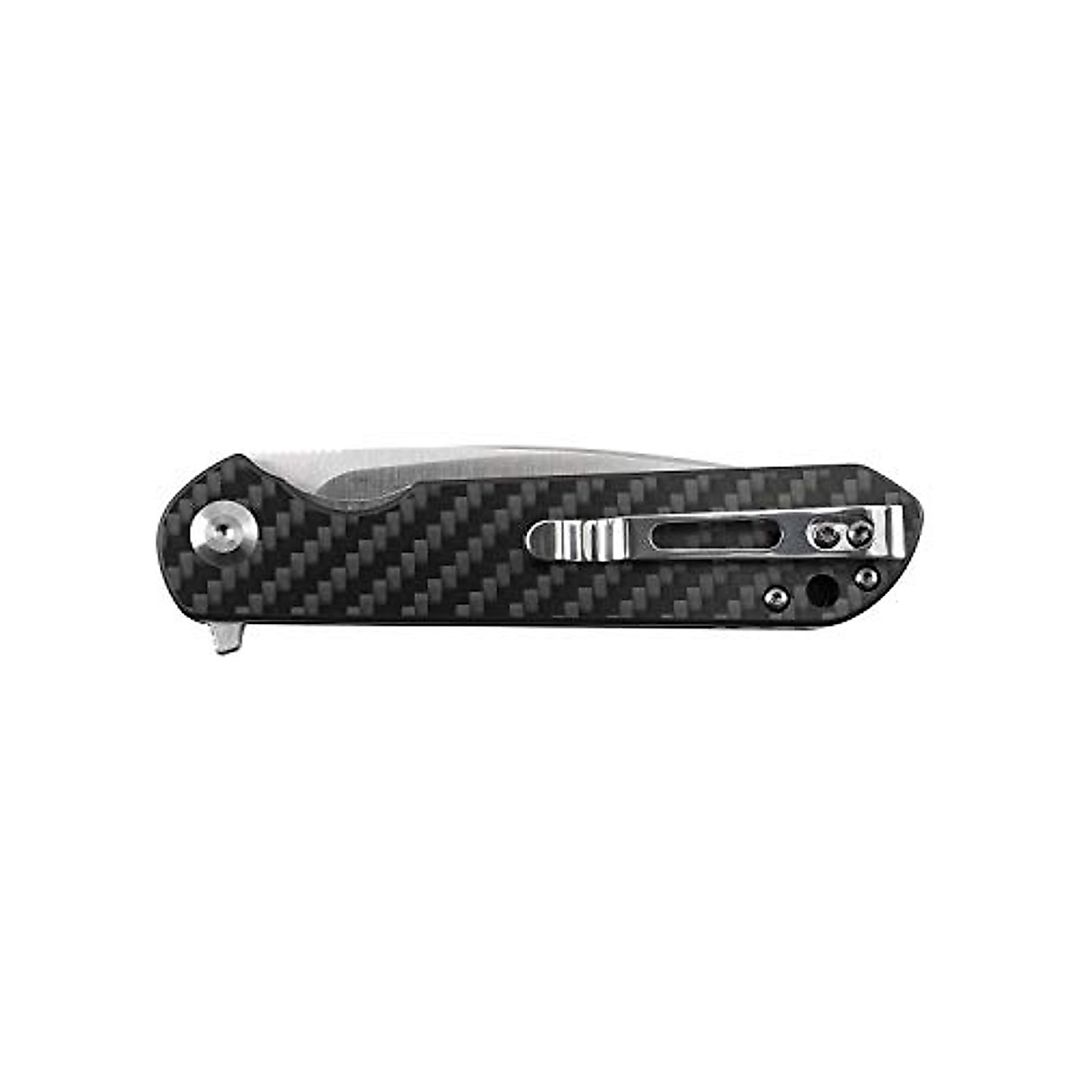 GANZO Firebird FH41-CF Folding Pocket Knife D2 Steel Blade Carbon Fiber Handle with Clip Hunting Fishing Outdoor Folder EDC Pocket Knife (Carbon Fiber Black)