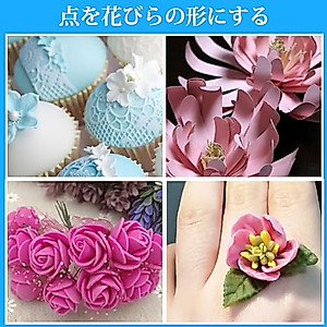 SPEEDWOX Caulking Tool Metal Ball 4 Pcs Polymer Clay Tool Kit Grout Finisher for Tile Grout Coating Sealant Finishing Fondant Cake Paper Flower Decorating Sculpture Modeling Craft DIY Tool Set