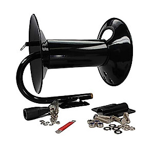 General Pump D30002 3/8" x 100' Steel Hose Reel with Swivel Arm and Mounting Bracket, 4000 PSI