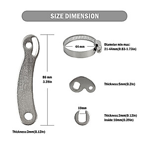 EBike Universal Torque Arm Conversion kit M14, for Electric Bicycle Bike Front or Rear Hub Motors and Mid Drive Motor Installations,Electric Bicycle Maintenance Tool