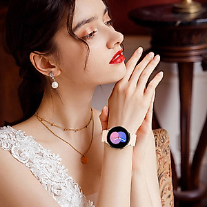 AK Bands Compatible with Samsung Galaxy Watch 6 / 5 / 4 Band 40mm 44mm, Galaxy Watch 5 Pro Bands 45mm, Galaxy Watch 6 Classic Bands, Galaxy Watch 4 Classic Band, 20mm Sport Band Adjustable Silicone