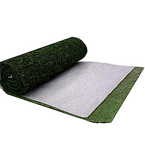 Farmoo Moss Table Runner, Preserved Moss Mat for Crafts Wedding Party Decor (12" x 71" Moss Roll)