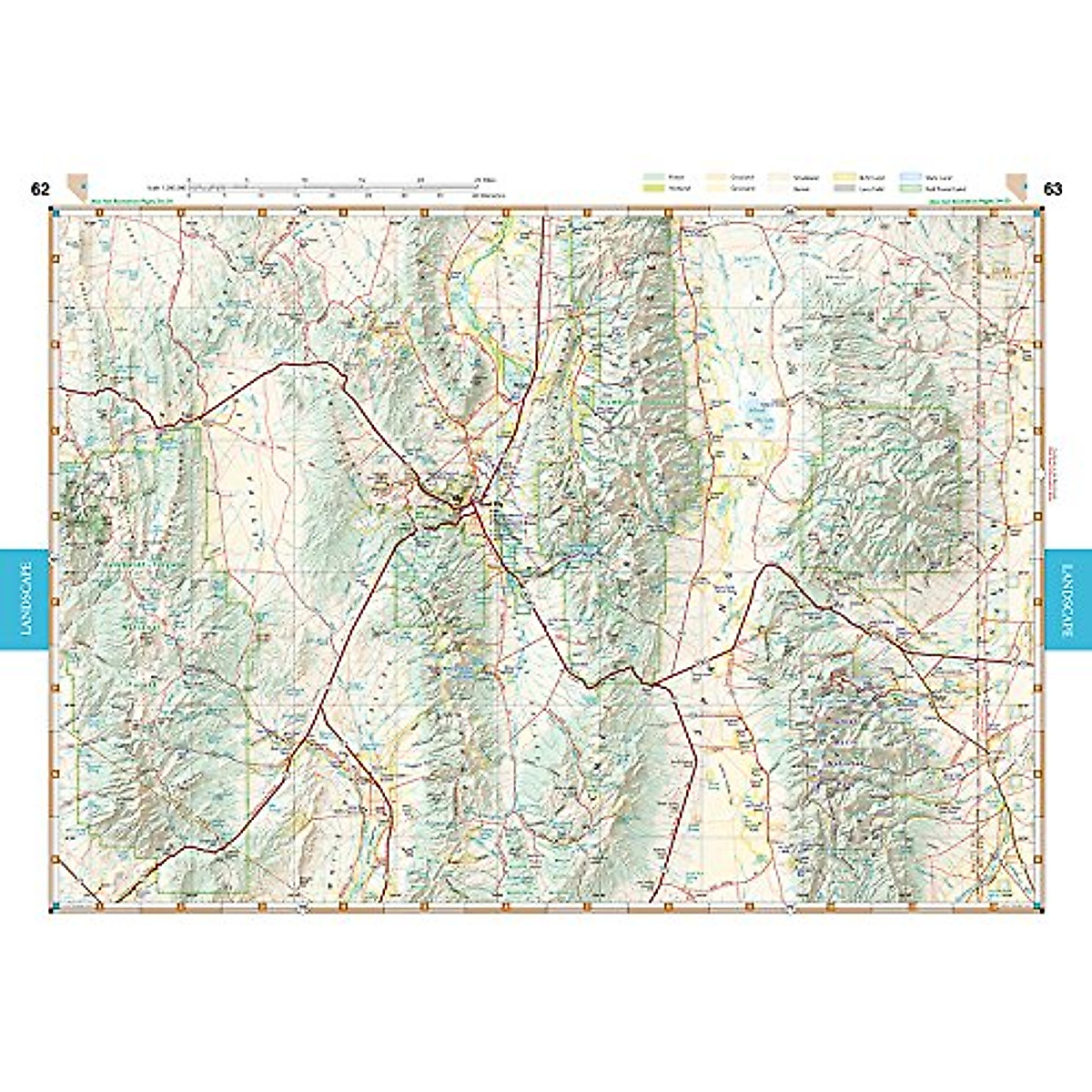 Nevada Road and Recreation Atlas - 8th Edition, 2021