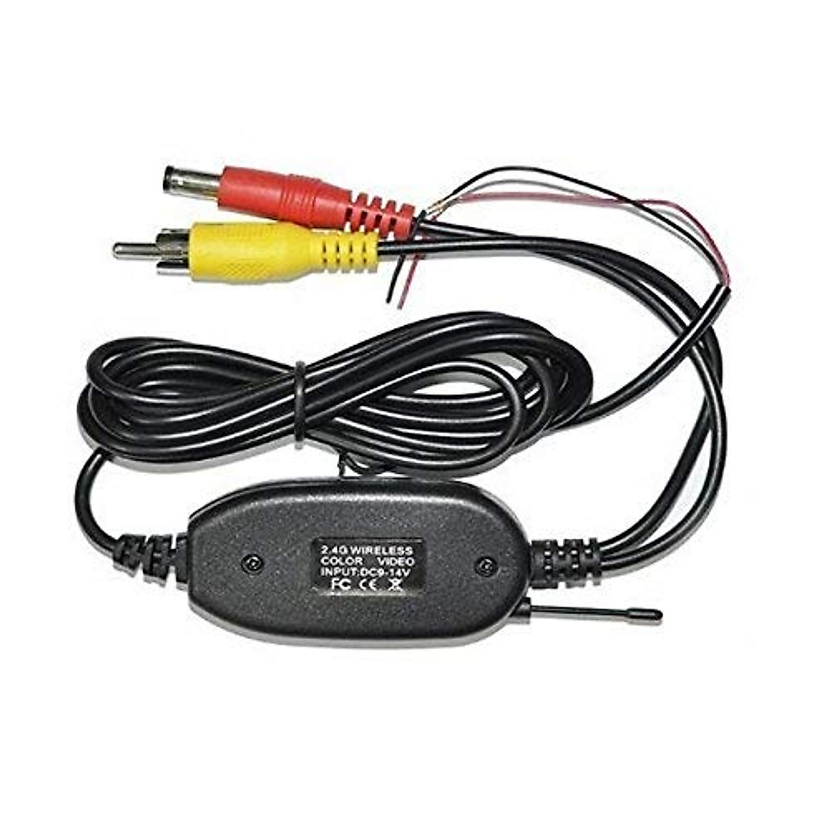 BW 2.4G Wireless Color Video Transmitter and Receiver for The Vehicle Backup Camera/Front Car Camera