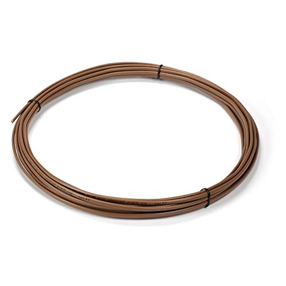 Thermostat Wire 18/6 - Brown - Solid Copper 18 Gauge, 6 Conductor - CL2 (UL Listed) CMR Riser Rated (CL3) - Residential, Commercial and Industrial Rated - 18-6, 50 Feet