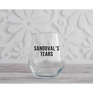 Sandovals Tears Stemless Wine Glass, Vanderpump Rules, VPR Reunion - 21oz