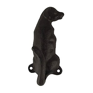 TG,LLC Treasure Gurus Metal Wall Mount Dog Hook Key Hanger Keyring Collar Leash Holder Rustic Pet Decor