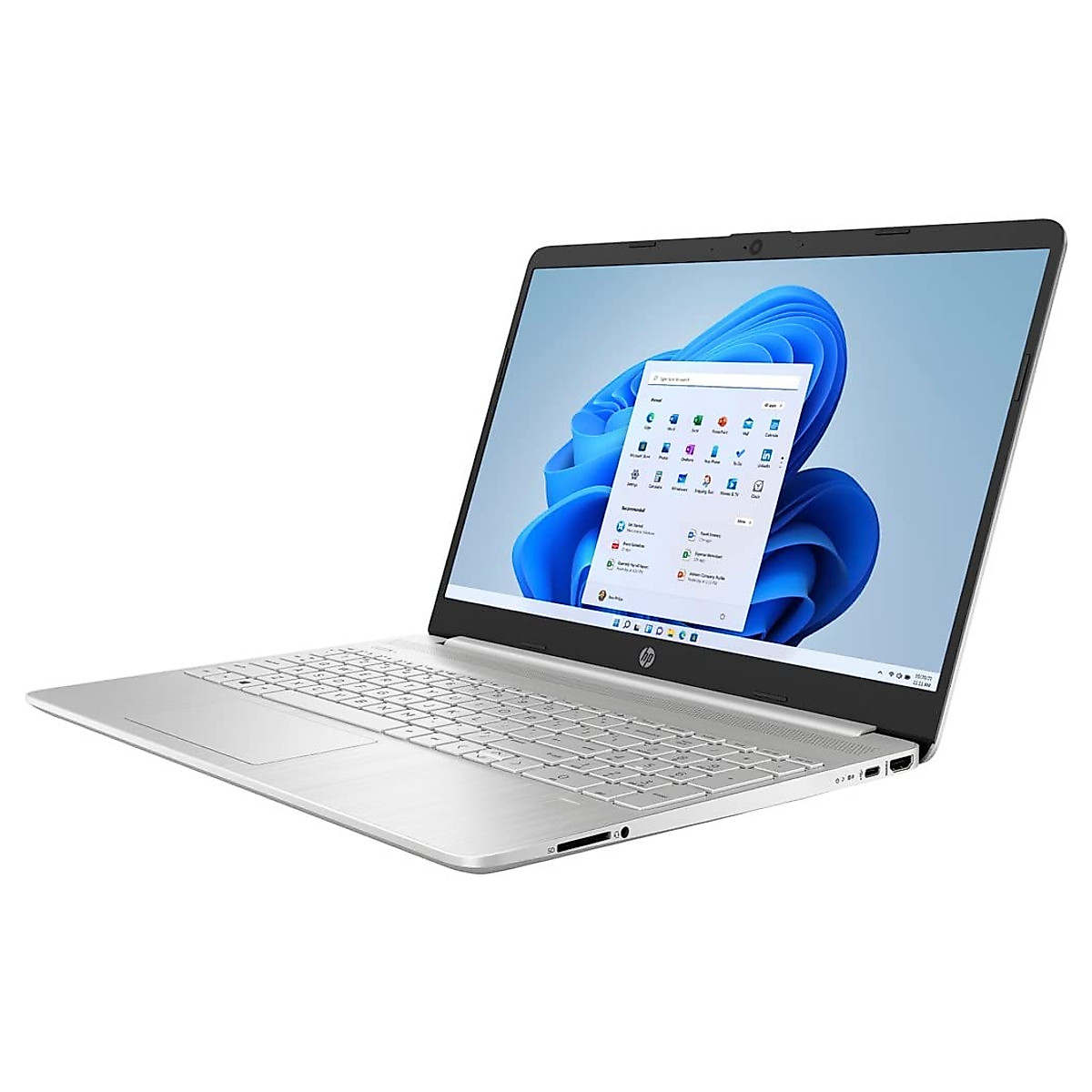 HP 15 Touchscreen Business Laptop, 15.6" HD, 11th Gen Intel 4-Core i5-1155G7, Intel Iris Xe Graphics, 12GB RAM, 1TB PCIe SSD, USB-C, HDMI, SD Card Reader, Webcam, Keypad, SPS HDMI Cable, Win 11