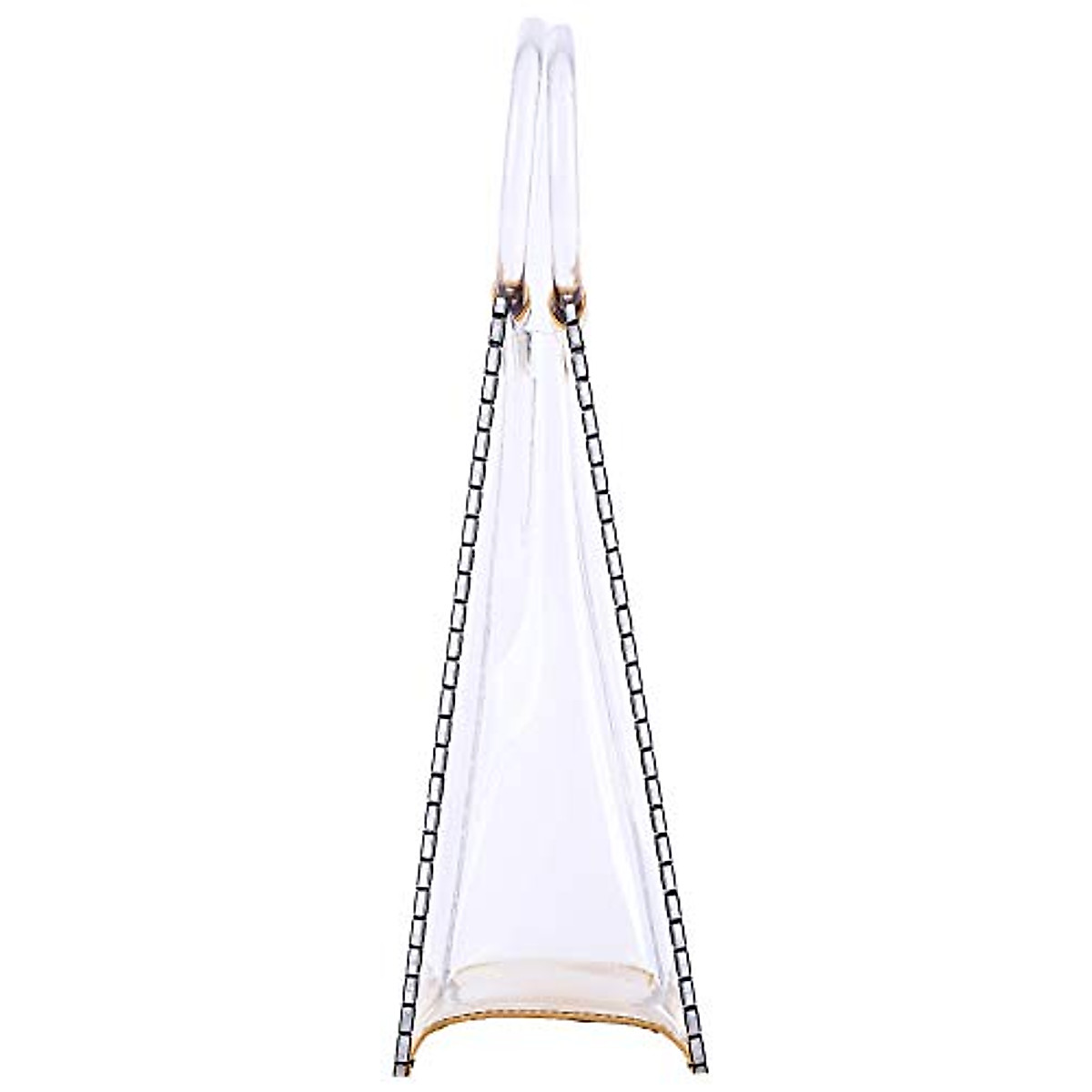 Women Elegance Clear Tote Bag Acrylic Transparent Handbag Evening Party Purse for Stadium