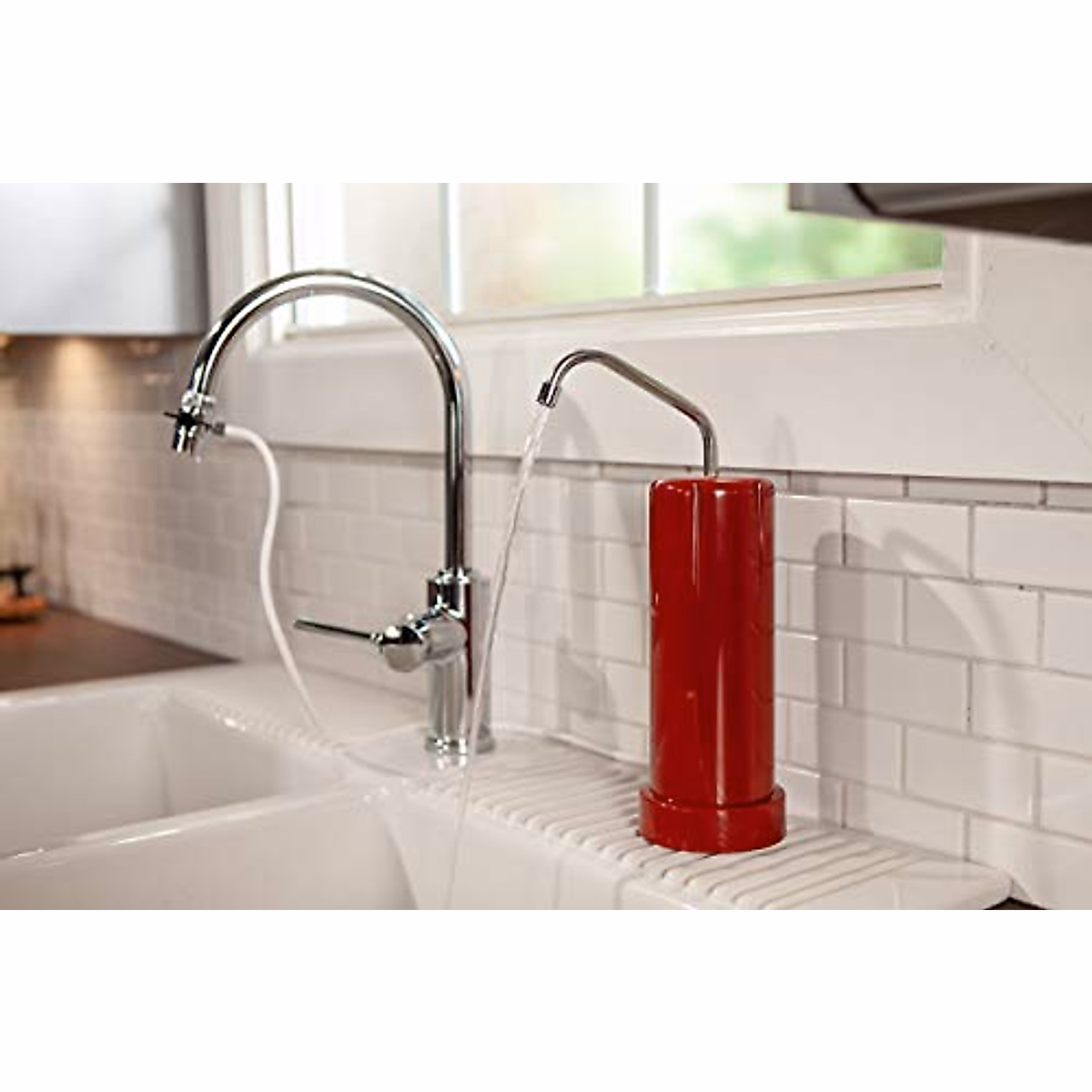 Pure Blue G30 Classic Countertop Water Filter, Red