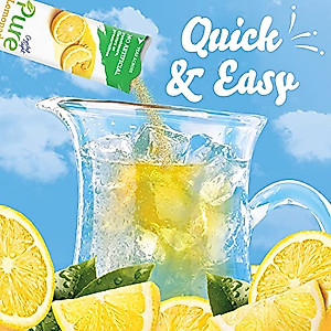 Crystal Light Pure Lemonade Naturally Flavored Powdered Drink Mix 5 Count Pitcher Packets