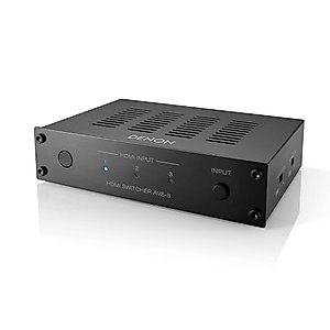 Denon AVS-3BK 3-Port (3 In/1 Out) 8K HDMI Switcher (Black)