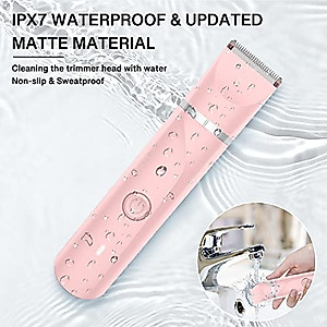 Electric Razors for Women, WUFAYHD Bikini Trimmer, 3 in 1 Foil Shaver Cordless Portable Wet & Dry, Rechargeable Body Hair Removal Public Hair, Legs Face Underarm