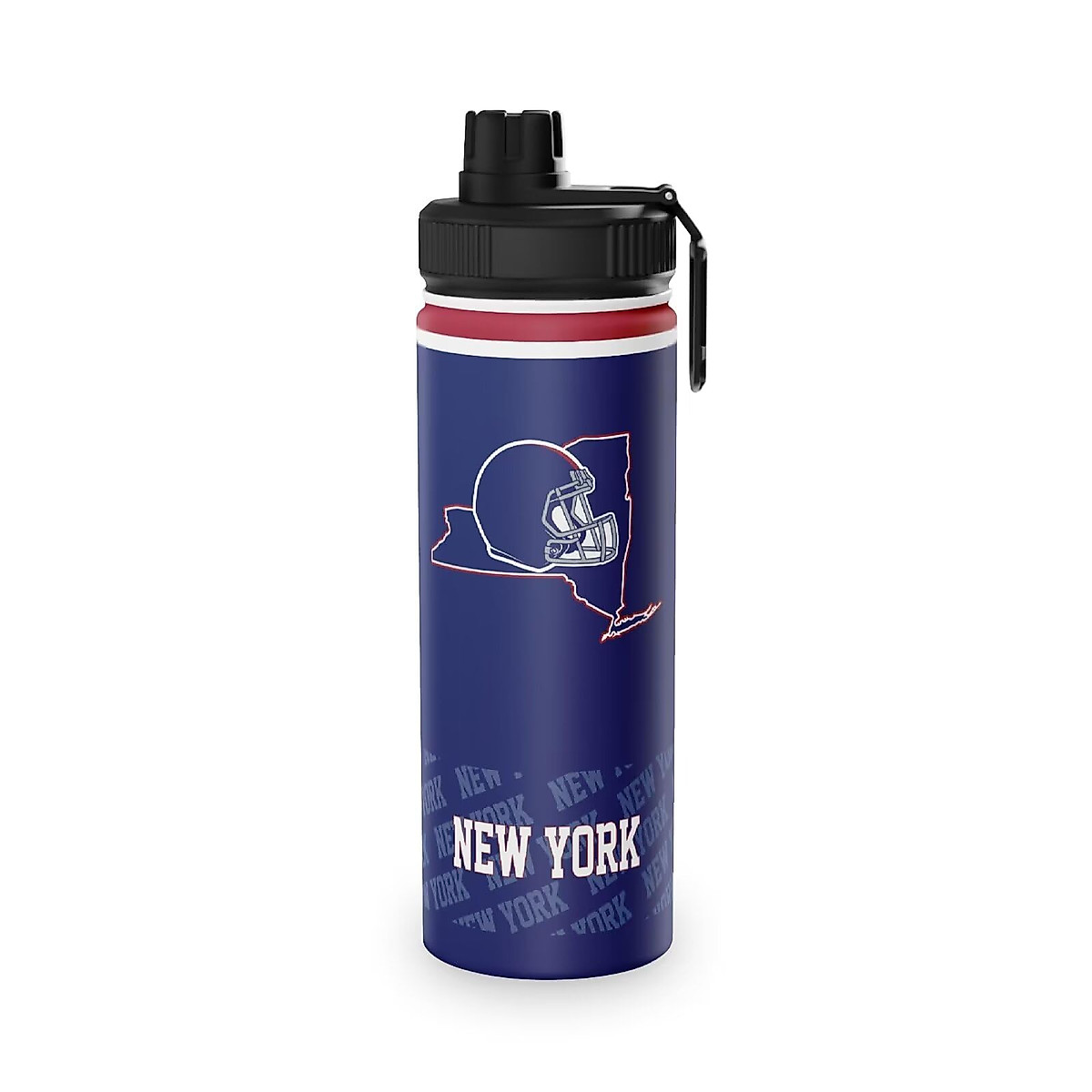 ANTKING New York Tumbler Travel Mug Coffee Cup Custom Name Number for Men Gifts Women Youth