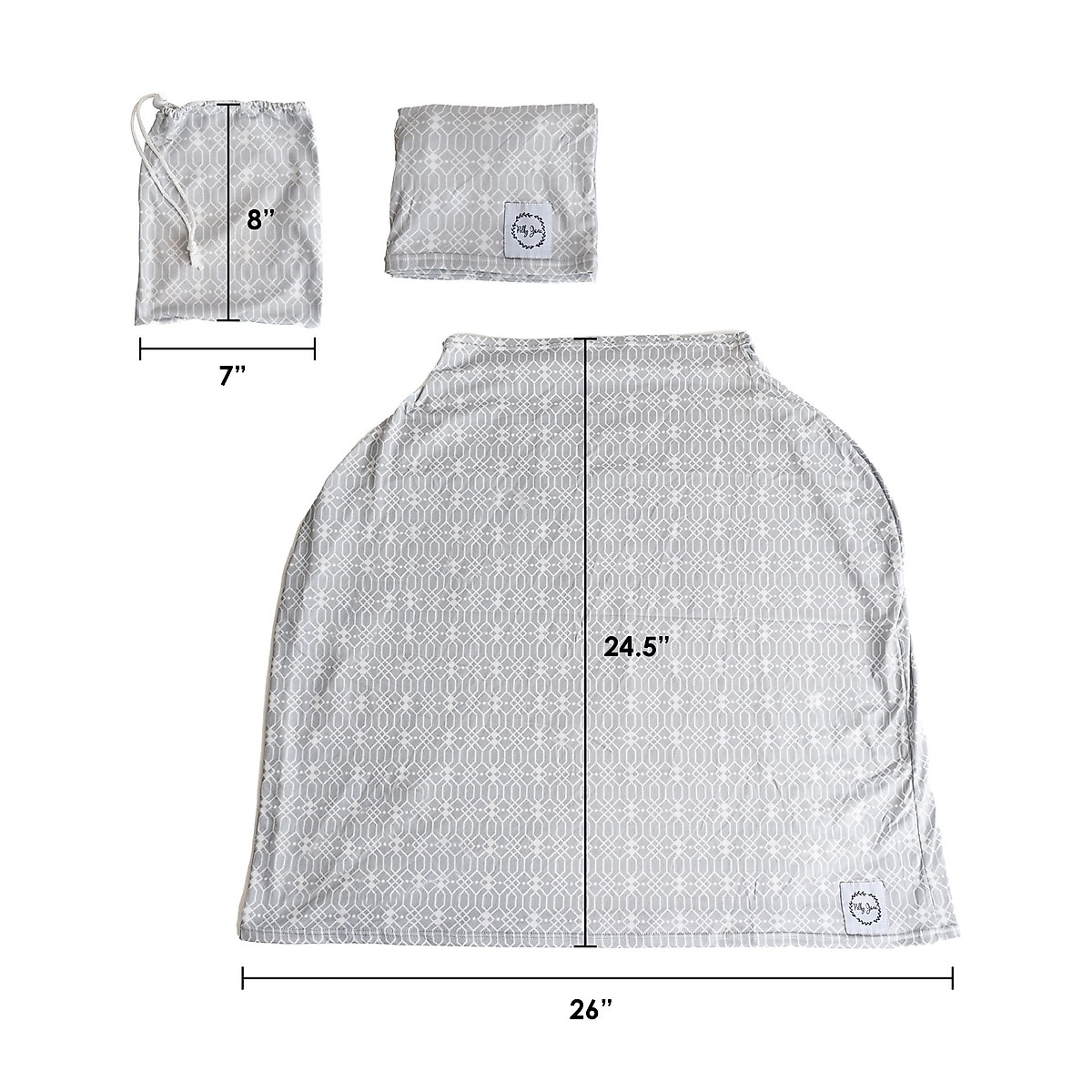 Nursing Covers for Breastfeeding Infant Car Seat Cover Easy-Use Baby Accessories (Anc01)