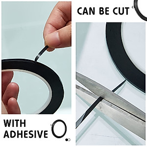 2 Pieces Violin Fingering Tape 216 ft Cello Tape Violin Tape Fingerboard Fingering Tape Black Violin Stickers for Fretboard Violins and Other Orchestral Instruments Violin Finger Guide