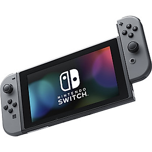 Nintendo Switch Bundle (7 items): 32GB Console Gray Joy-con, 128GB Micro SD, Joy-Con (L/R)-Neon Red/Neon Blue, Game Disc Super Mario Odyssey, and Type C Cable