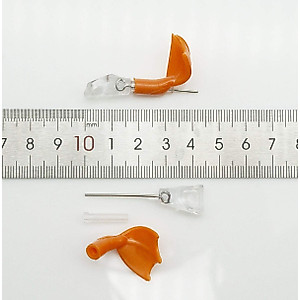 Duck Bait 5PCS Blank Unpainted top Water Fishing Lures Clear Hard Duck 1#