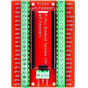 jujinglobal RPi PICO Breakout Board Module Soldered with Terminal Block 3.81mm Compatible with Raspberry PI PICO