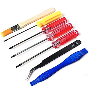 SIKAMI T8 T9 Torx Security Phillips PH00 PH0 Screwdriver Tool Set for PS5 Playstation PS4 PRO/PS4/PS4 Slim teardown cleaning Disassembly PS4 Controller(Set2)