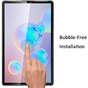 TANTEK [3-Pack Screen Protector for Samsung Galaxy Tab S6/Tab S5e 10.5 inch,Tempered Glass Film,Ultra Clear,Anti Scratch,Bubble Free,S-Pen Compatible
