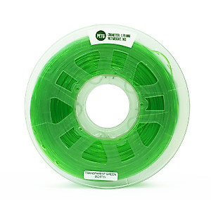 Gizmo Dorks 1.75mm PETG Filament 1kg /2.2lbs for 3D Printers, Translucent Green