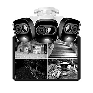 Lorex 1080p HD 16-Channel 2TB Security System with 16 1080p HD Indoor Outdoor Security Cameras, Advanced Person/Vehicle Detection, Active Deterrence, and Smart Home Compatibility