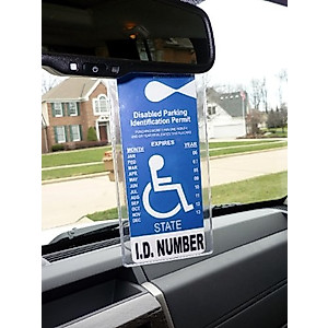 JL Safety 2 MirorTag Bronze Tag Holders Easily Display & Put Away a Handicap Parking Placard. Magnetically snap Your Tag On & Off to Magnet adhered Behind Rearview Mirror. 2 Included- Made in USA