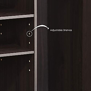 Furinno Econ TV Stand Entertainment Center, Espresso