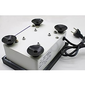 VIBURISH Lab Small Square Quartet Vibrator - Plaster Oscillator Gypsum Mixing Machine with High/Low Control Function