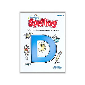4th Grade Spelling Student Workbook Level D by A Reason For - Fourth Graders Practice Workbooks for Words, Vocabulary & Comprehension Skills - Kids Help Books for Homeschool, Classroom, & Home