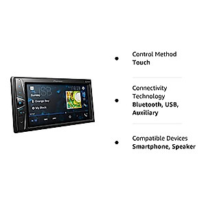 Pioneer Double Din Digital Multimedia Video Receiver 6.2" with Bluetooth