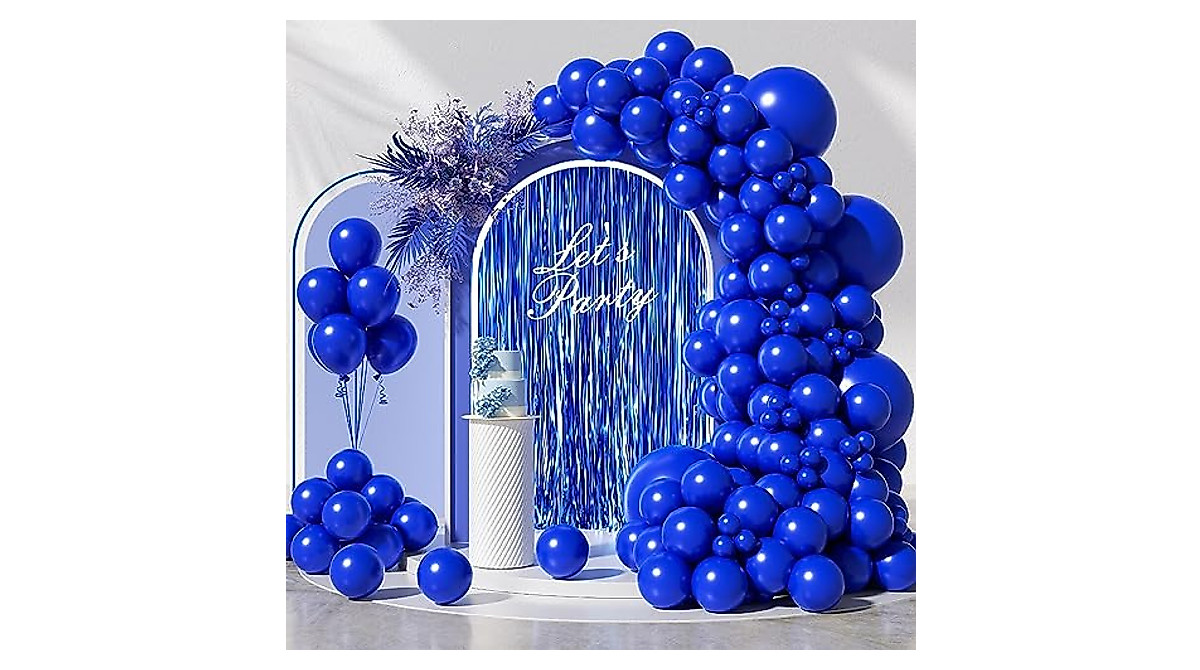 Royal Blue Balloon Arch Kit for Weddings and Celebrations