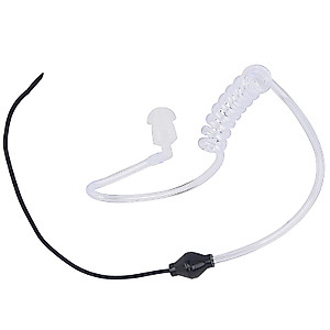 Pdflie Uv9r Accessories Headset Earpiece 1 Wire Acoustic Tube Ear Piece Compatible with Baofeng uv 9r pro Plus v2 gmrs xr 9g gt-3wp a58 a58s bf 9700 R760 5s(2Pack)