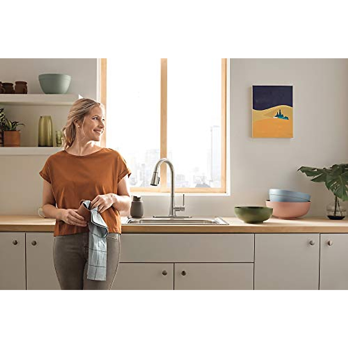 Peerless P7947LF-SS Precept Pull-Down, 1.5 GPM Flow Rate, Stainless