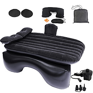 Onirii Inflatable Car Air Mattress Back Seat Bed,Car Beds Thickened Car Camping Air Mattress Bed with Air Pump,55"×35" Portable Car Travel Mattress,Car Sleeping Mattress Bed for Car Universal SUV