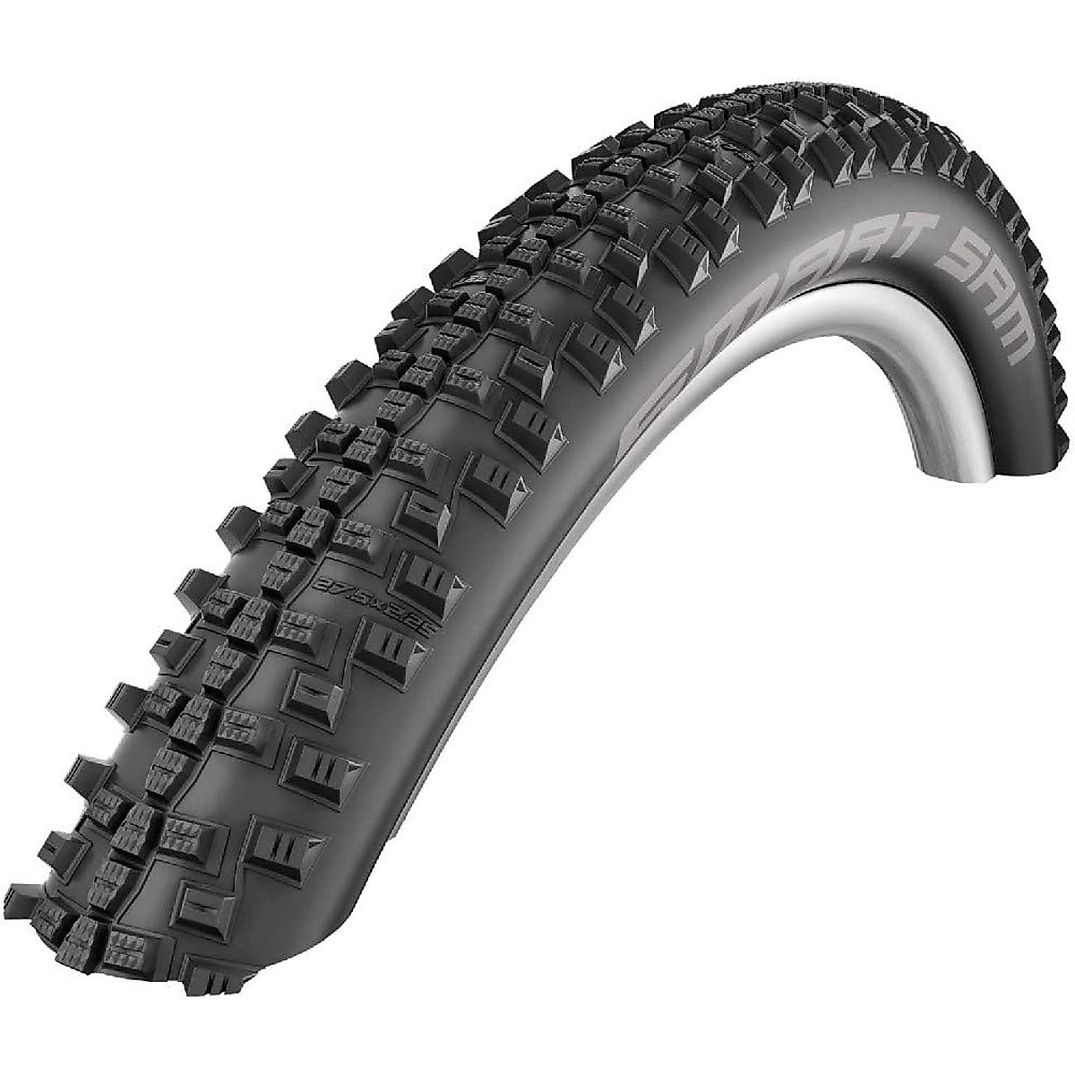 Schwalbe Smart Sam Addix Performance Line, Rigid Unisex Bicycle Tyre, Unisex_Adult, SB11101337, Black, 24x2.35/60-507