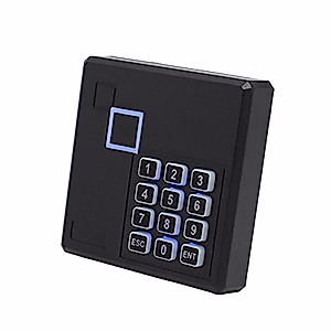 MENGQI-CONTROL Proximity RFID ID Card Door Access Control Keypad Reader 125KHz Wiegand 26/34 Bit Black Color