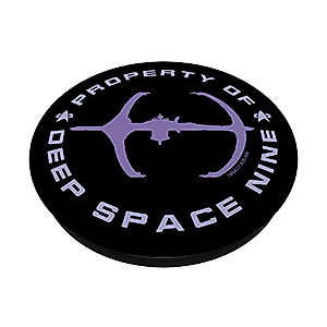 Star Trek Property of DS9 PopSockets Stand for Smartphones and Tablets PopSockets PopGrip: Swappable Grip for Phones & Tablets