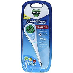 Vicks SpeedRead Digital Thermometer [V912US] 1 Each (Pack of 3)