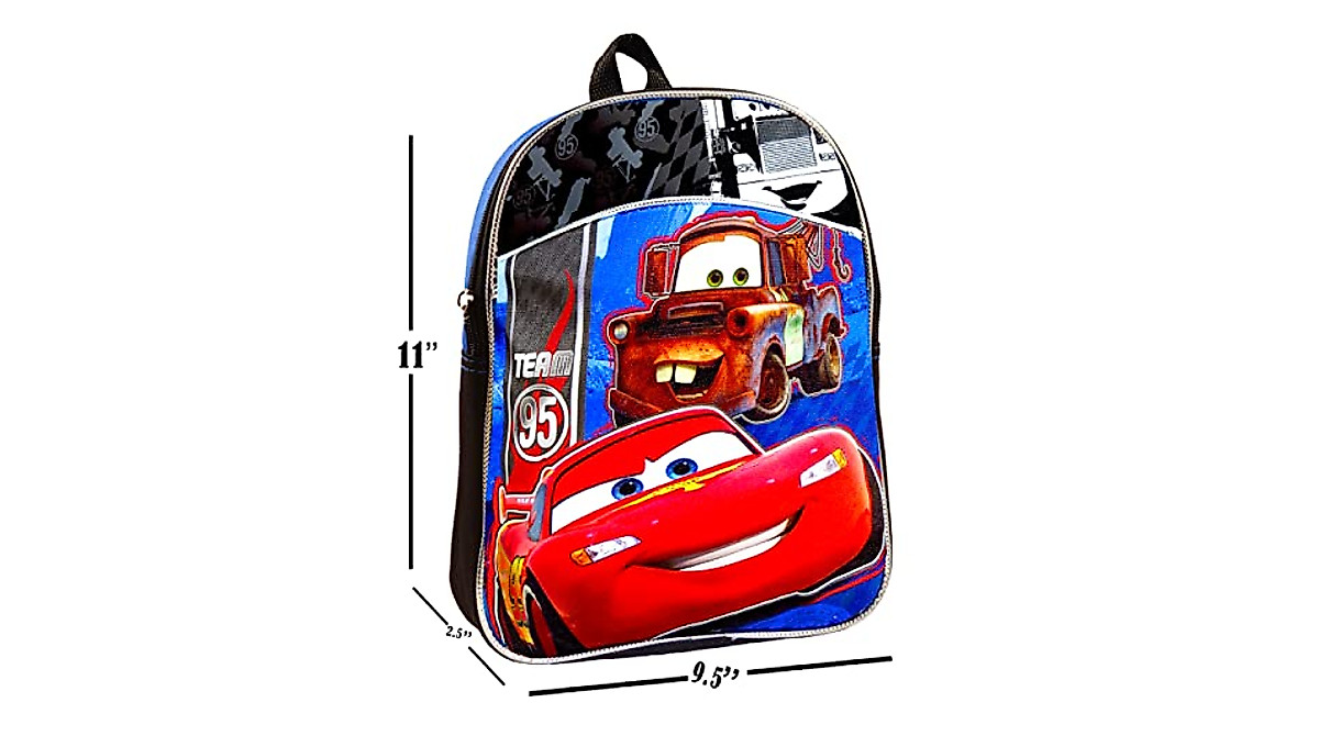 Disney Cars Toddler Backpack Set for Adventures