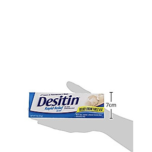 Desitin Daily Defense Baby Diaper Rash Cream with Zinc Oxide to Treat, Relieve & Prevent diaper rash, 4 oz