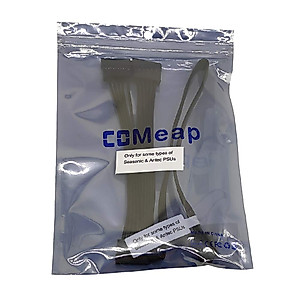 COMeap SATA Power Cable for Seasonic Antec PSUs, 6 Pin to 3X 15 Pin SATA Hard Drive Power Adapter Splitter for BTC Mining Riser Card 20-in(50cm)