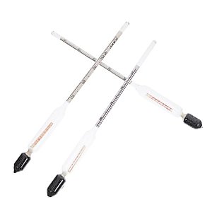 HOMOCONO 3pcs Sugar Meter Beer Hydrometer Maple Syrup Measurement Measure Gauges Wine Gauges Sugar Content Scale Measuring Sugar Scales Sweet Gauges Syrup Meter Iron Sand Transparent