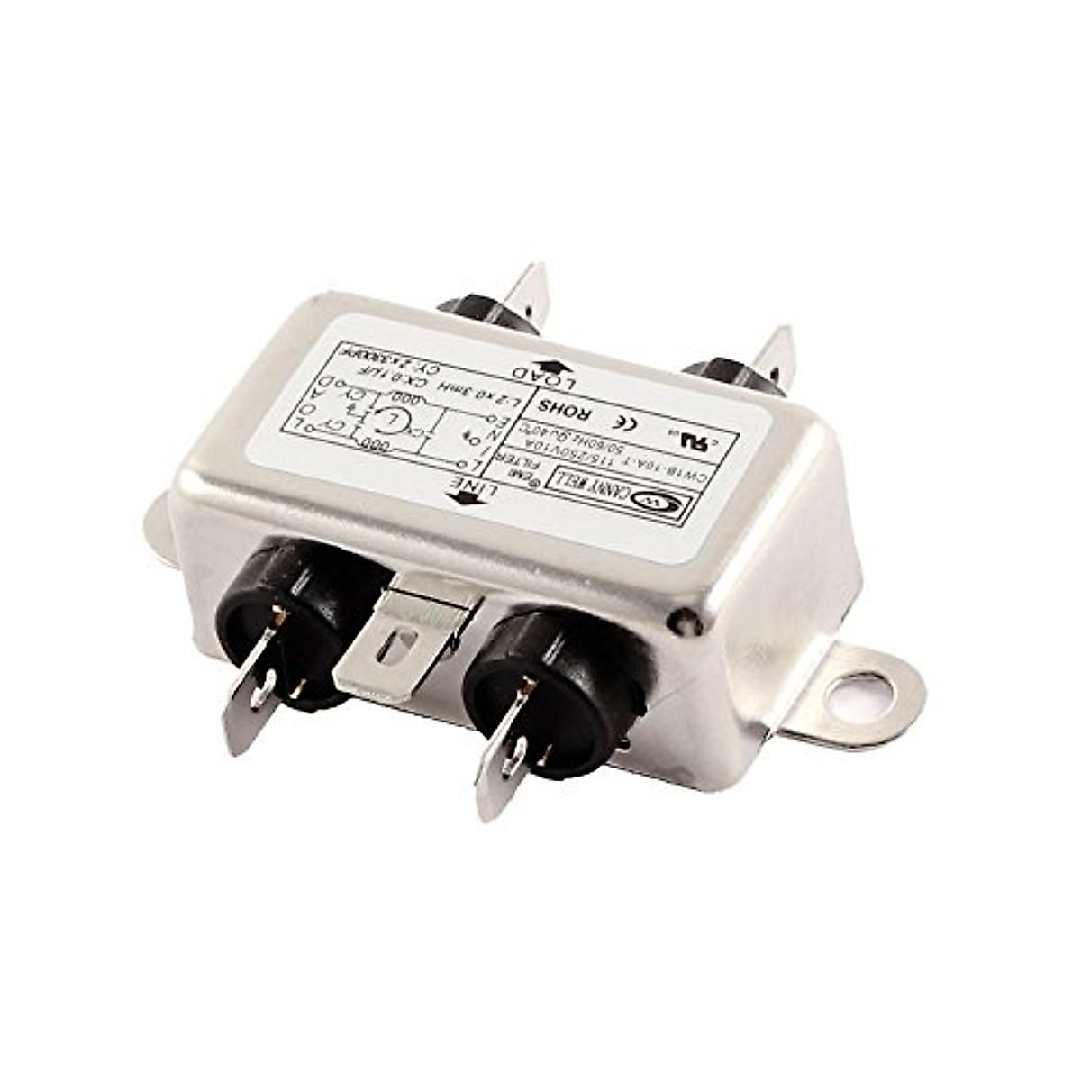 uxcell AC 115/250V 10A CW1B-10A-T Noise Suppressor Power EMI Filter