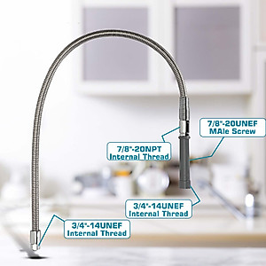 44 Inch Pre-Rinse Hose,B-0044-H Pre-Rinse Hose,commercial sink sprayer hose