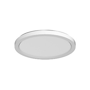 13 Inch LED Flush Mount Ceiling Light with Night Light, 24W, 2400lm, 3000K/4000K/5000K Selectable, Round Flat Panel Light, Dimmable Fixture for Dining Room, Bedroom, Kitchen, Hallway