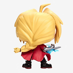 Funko POP Full Metal Alchemist - Edward Elric Pop! Vinyl Figure (Bundled with Compatible Pop Box Protector Case), Multicolor, 3.75 inches
